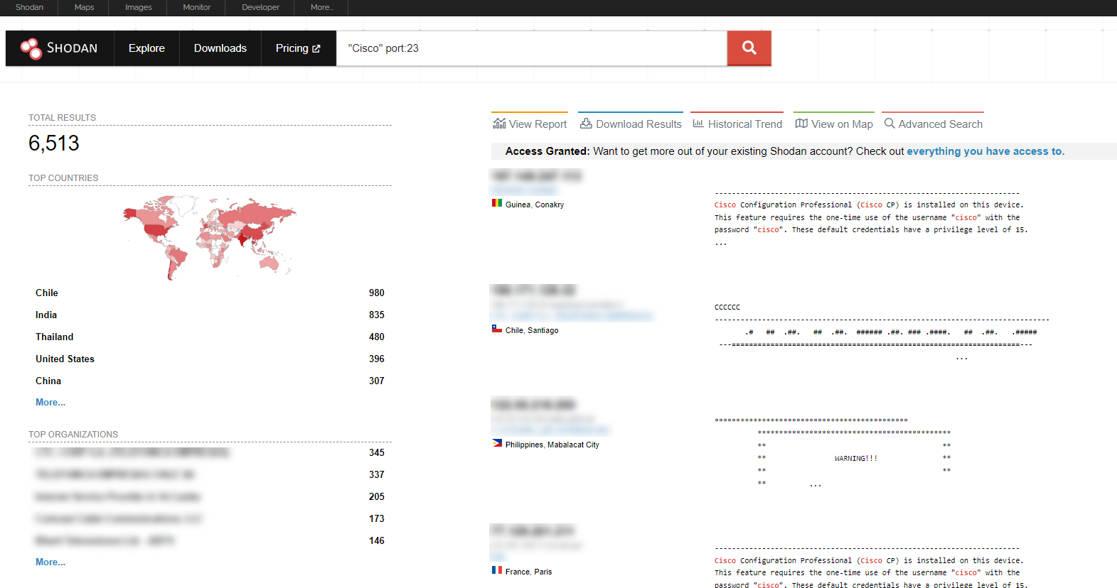 Mapping the Internet with Shodan – The Cyber Fort