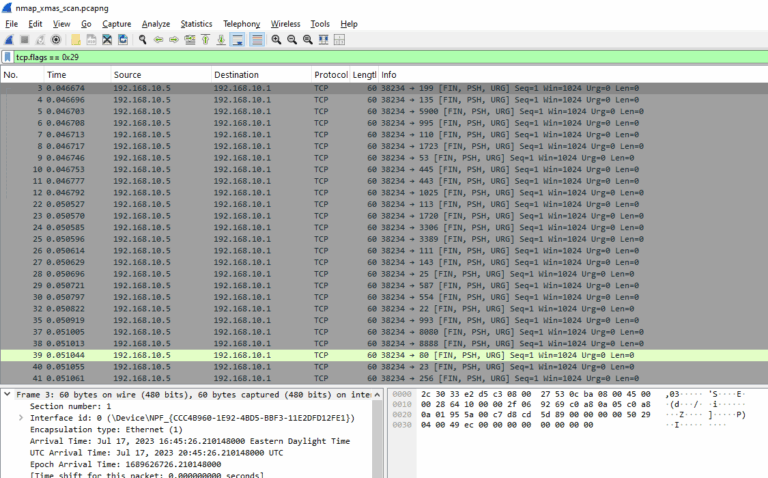 Identifying Nmap Scanning Techniques With Wireshark The Cyber Fort