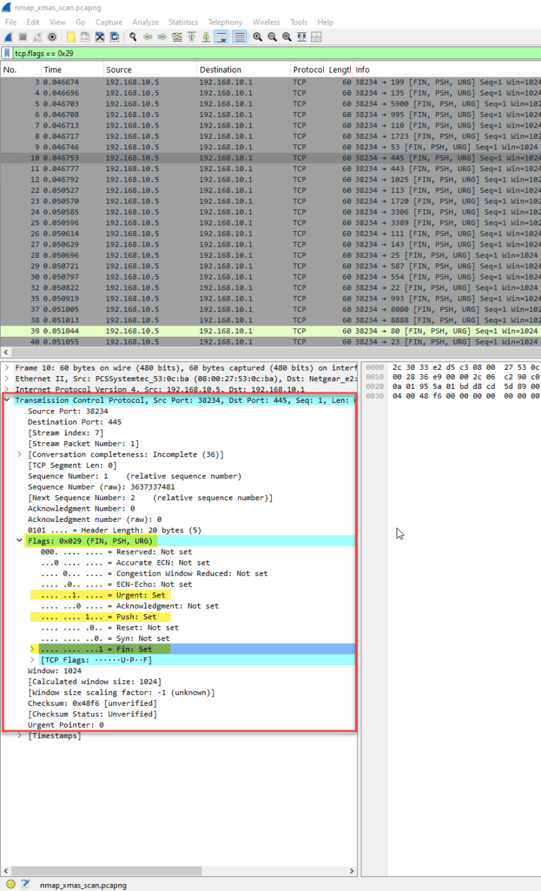 Identifying Nmap Scanning Techniques With Wireshark The Cyber Fort